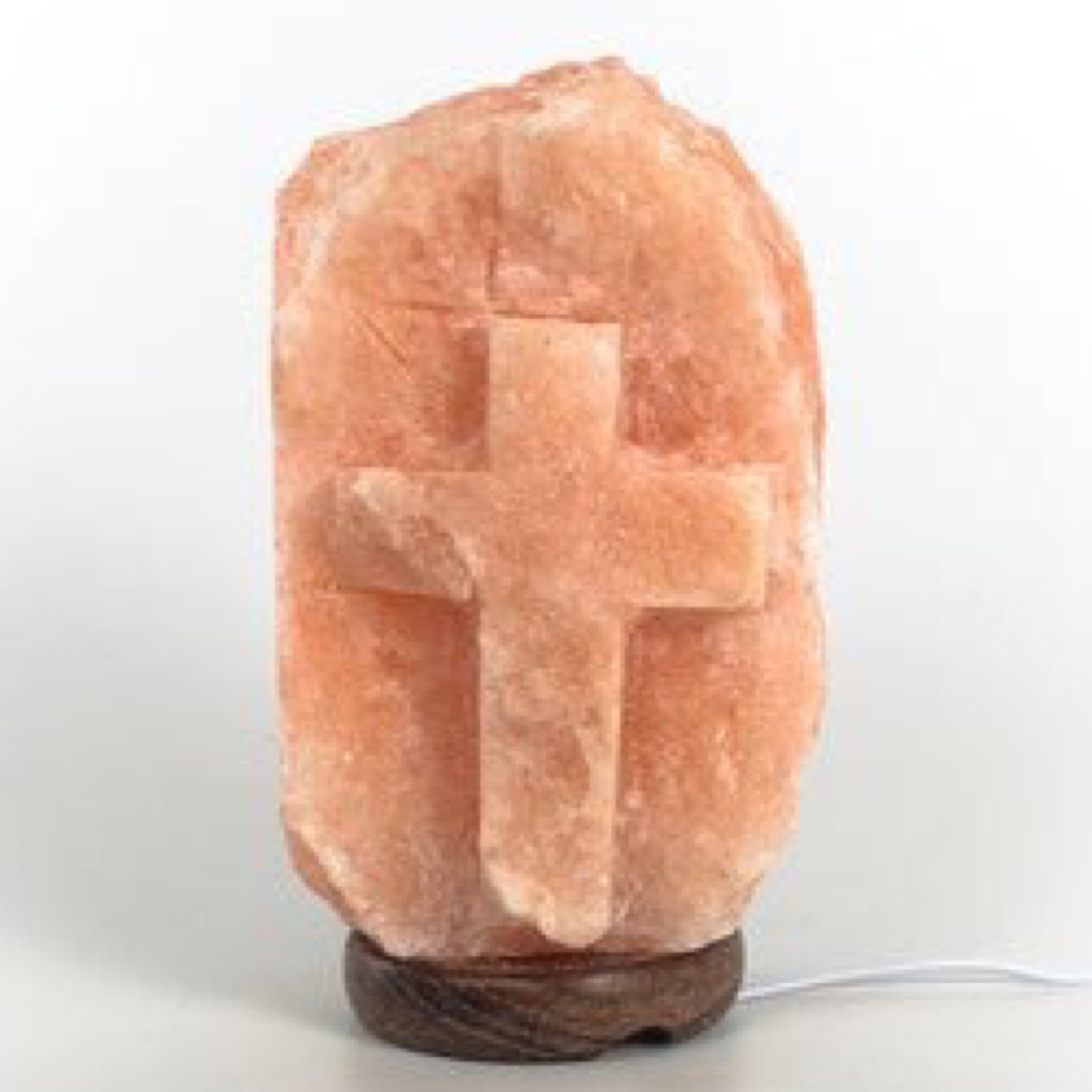 Cross Himalayan Salt Lamp | Snowflake Healing